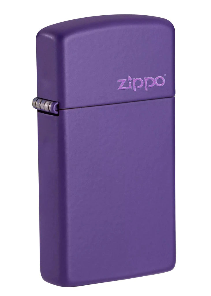 Slim Purple Matte Zippo Logo - 1637ZL – GC Shop Egypt