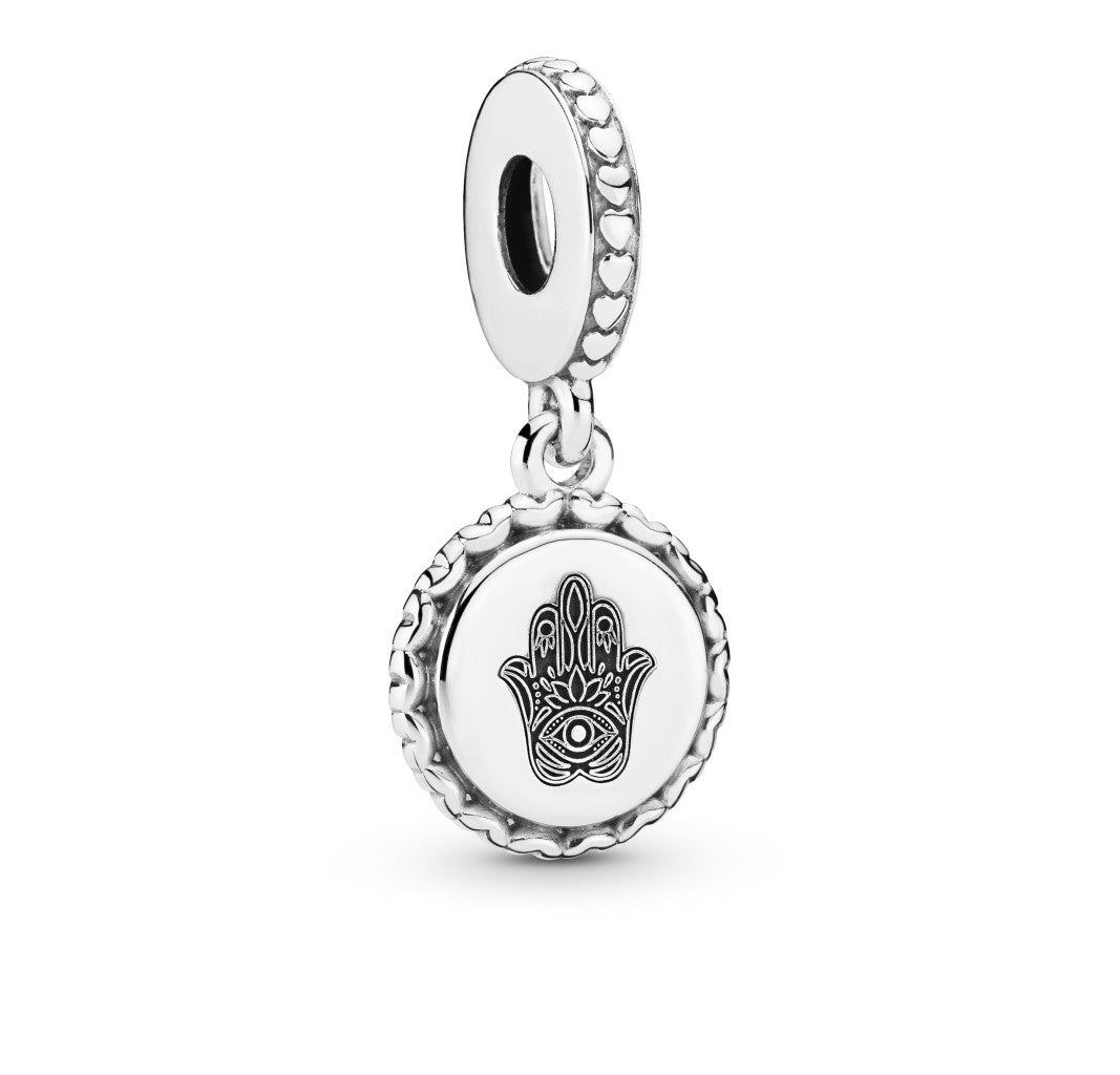 Hamsa Hand Silver Dangle – GC Shop Egypt