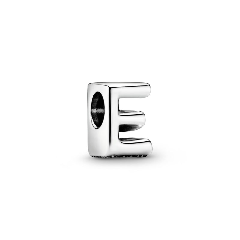 Letter E silver charm – GC Shop Egypt