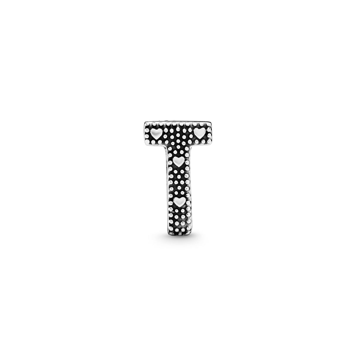 Letter T silver charm – GC Shop Egypt